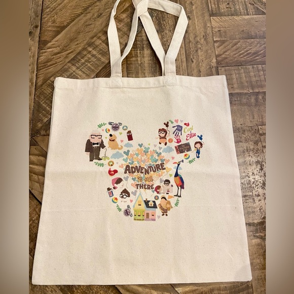 Disney | Bags | Disney Pixar Up Tote Bag New | Poshmark